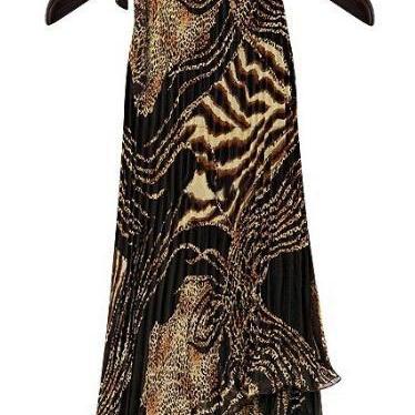 Sleeveless Leopard Lace Dress on Luulla